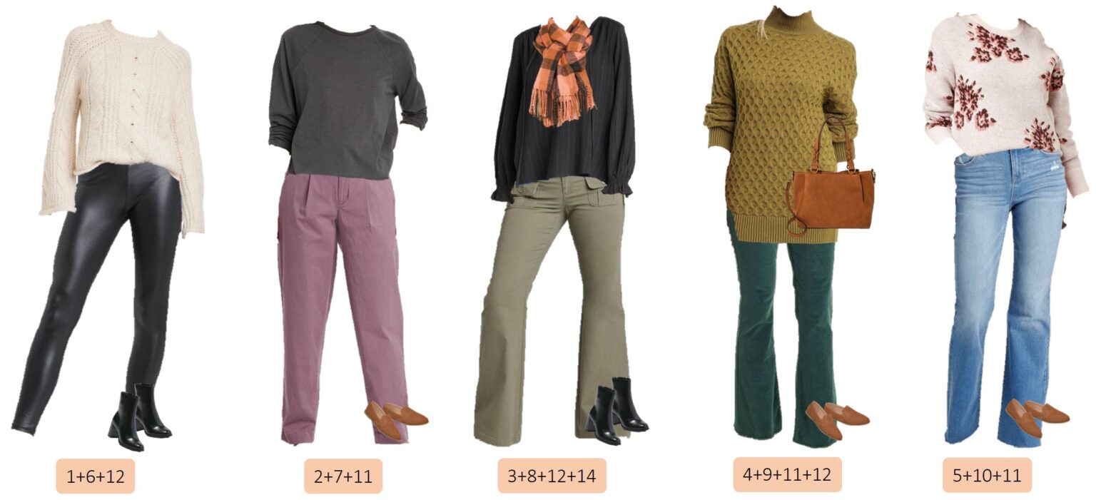 Target Winter Outfits Capsule Wardrobe - Everyday Savvy