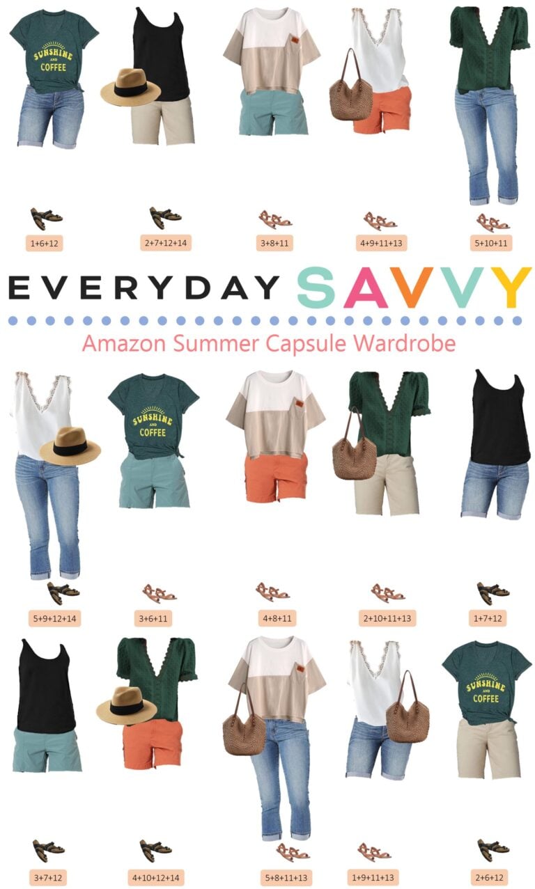 Amazon Summer Clothes – Cute Mix & Match outfits - Everyday Savvy