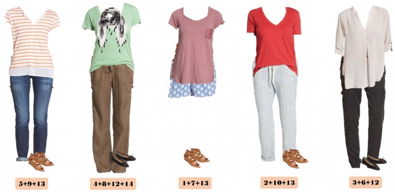 Nordstrom Capsule Wardrobe Spring- Mix & Match Outfits - Everyday Savvy