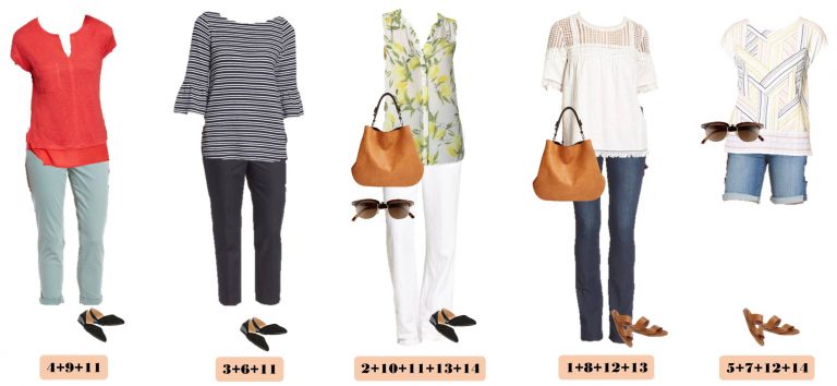 Nordstrom Capsule Wardrobe Spring- Mix & Match Outfits - Everyday Savvy