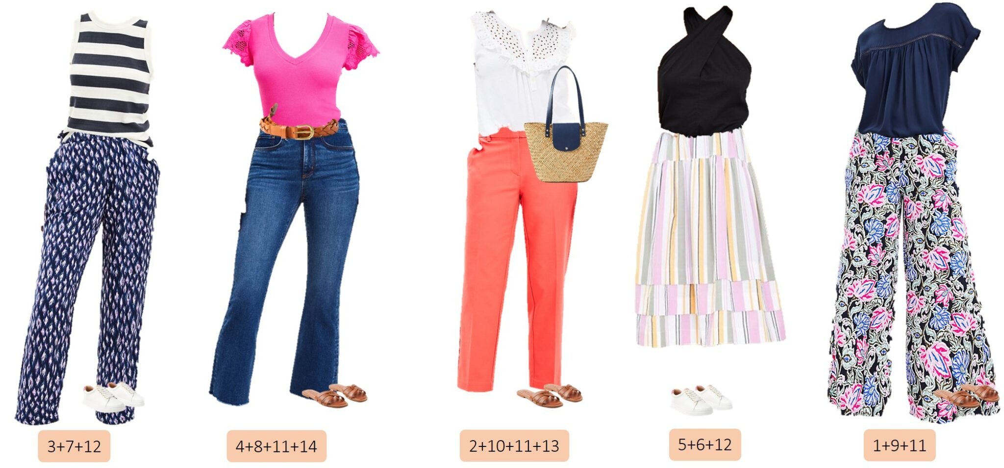 Loft Capsule Wardrobe Spring – Mix and Match Outfits for Spring ...