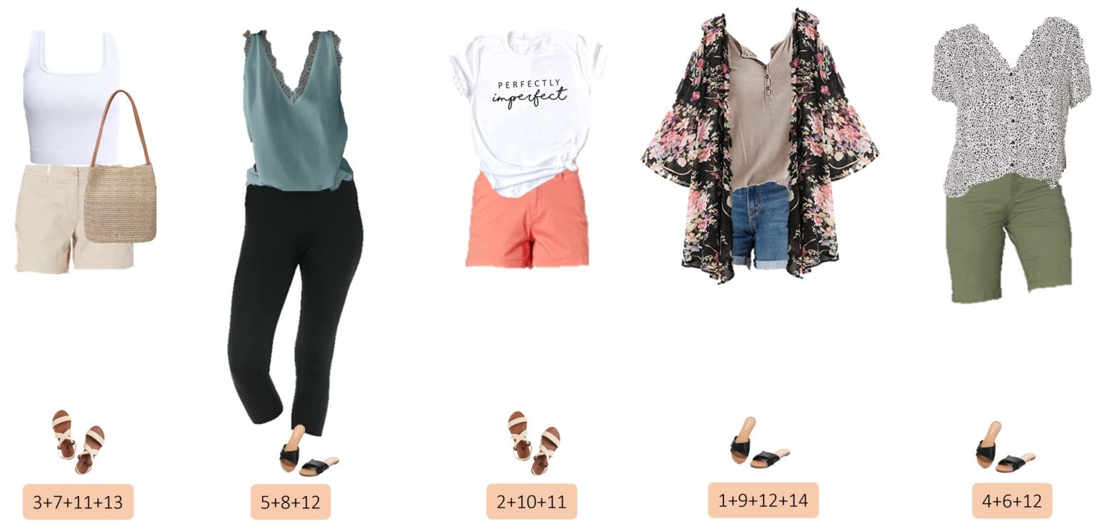 Amazon Summer Clothes – Cute Mix & Match outfits - Everyday Savvy