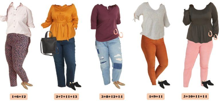 Plus Size Fall Outfits Capsule Wardrobe - Everyday Savvy