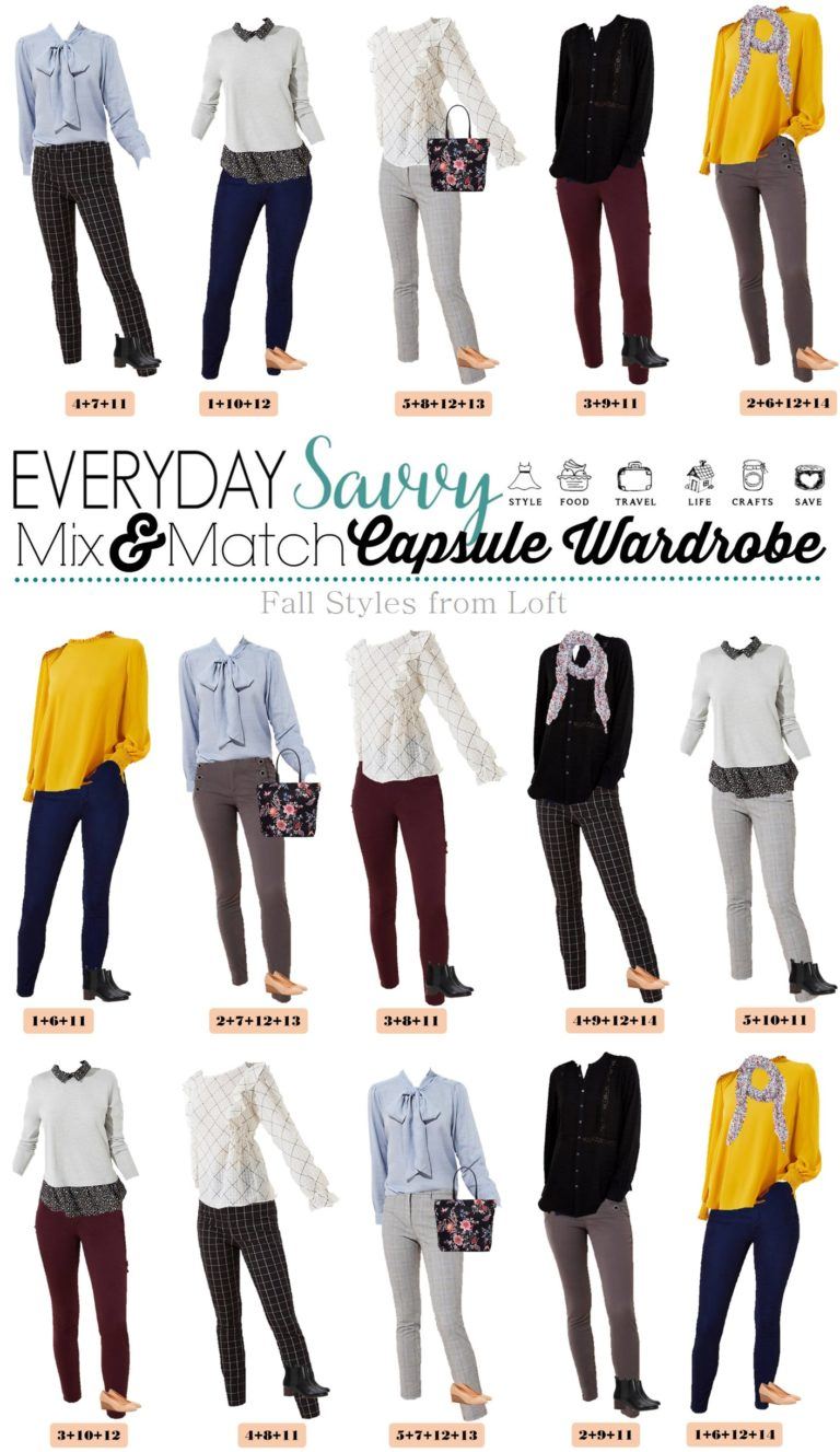 Loft Capsule Wardrobe for Fall - Everyday Savvy