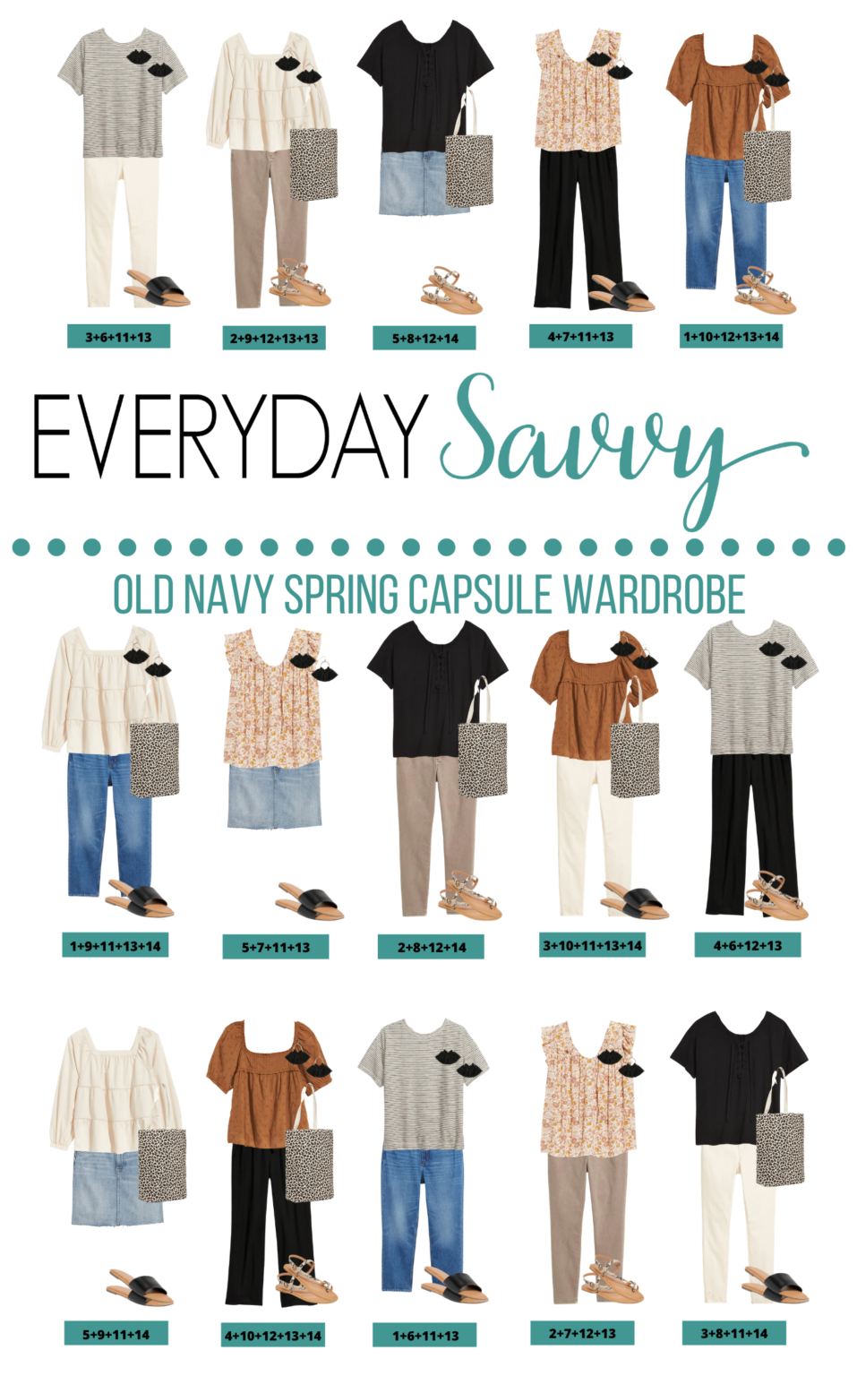 Casual Spring Outfits from Old Navy – Spring Outfit Ideas - Everyday Savvy