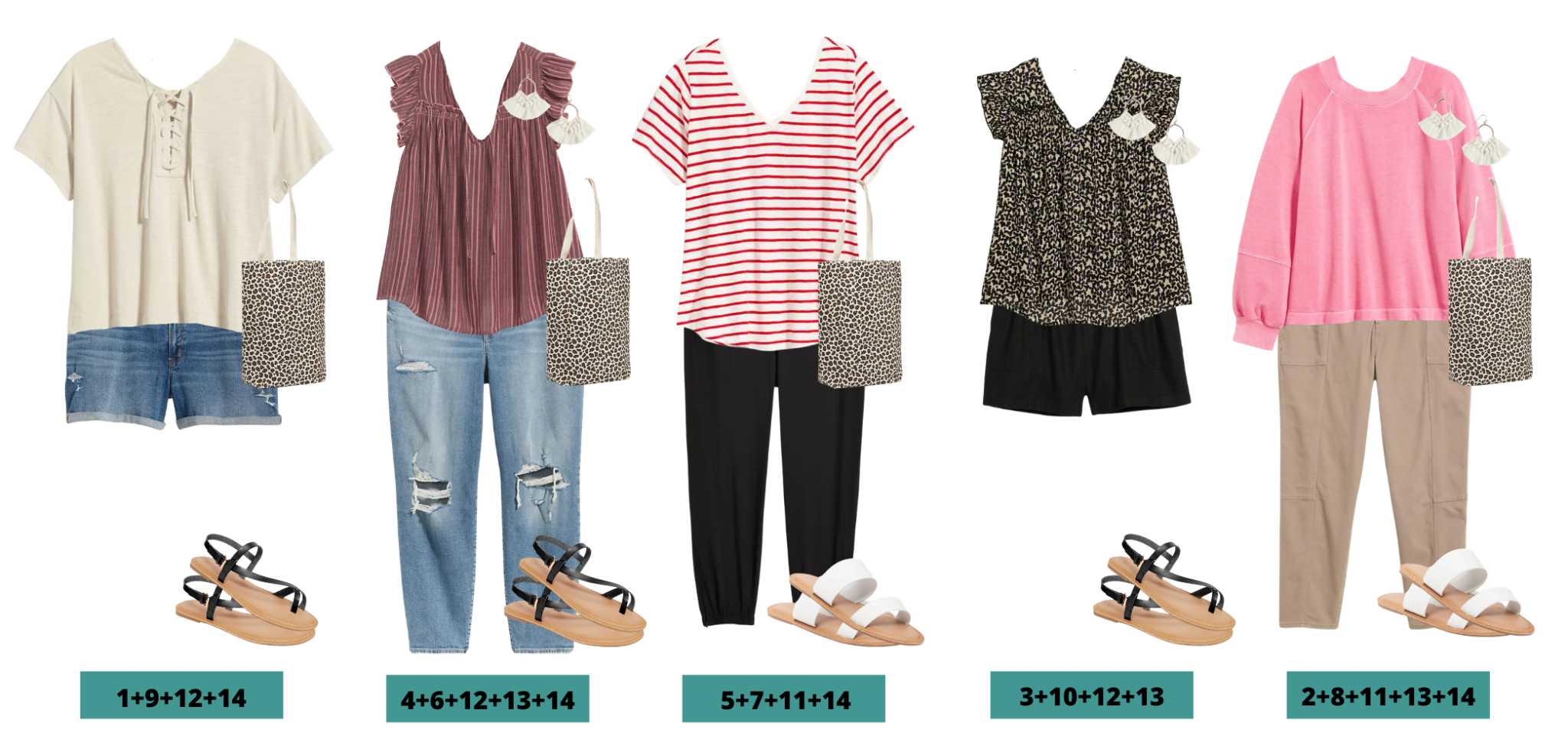 Plus Size Spring Outfits Capsule Wardrobe - Everyday Savvy