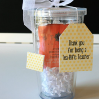 Teacher Appreciation Cups with Free Printable Tag - Everyday Savvy