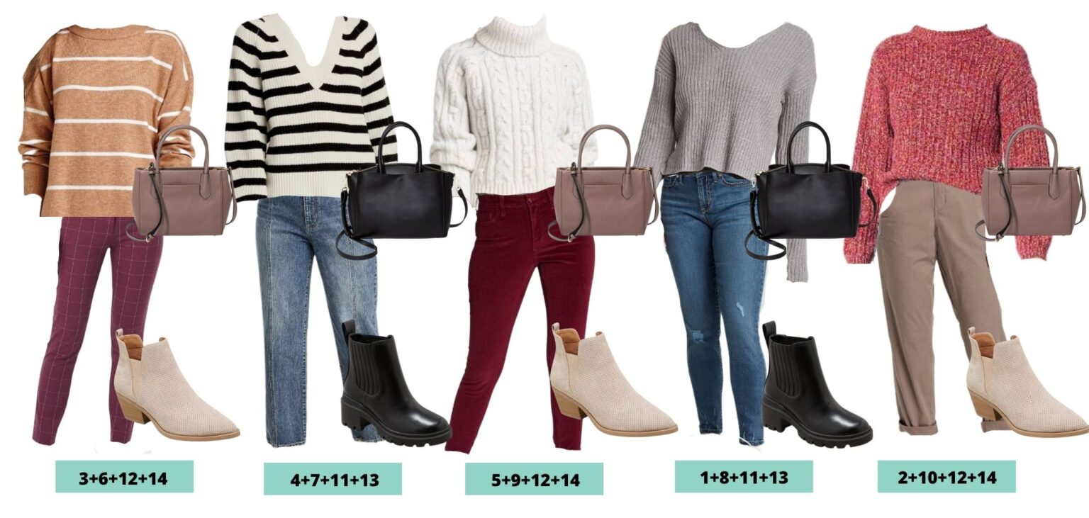 Target Winter Outfits Capsule Wardrobe - Everyday Savvy