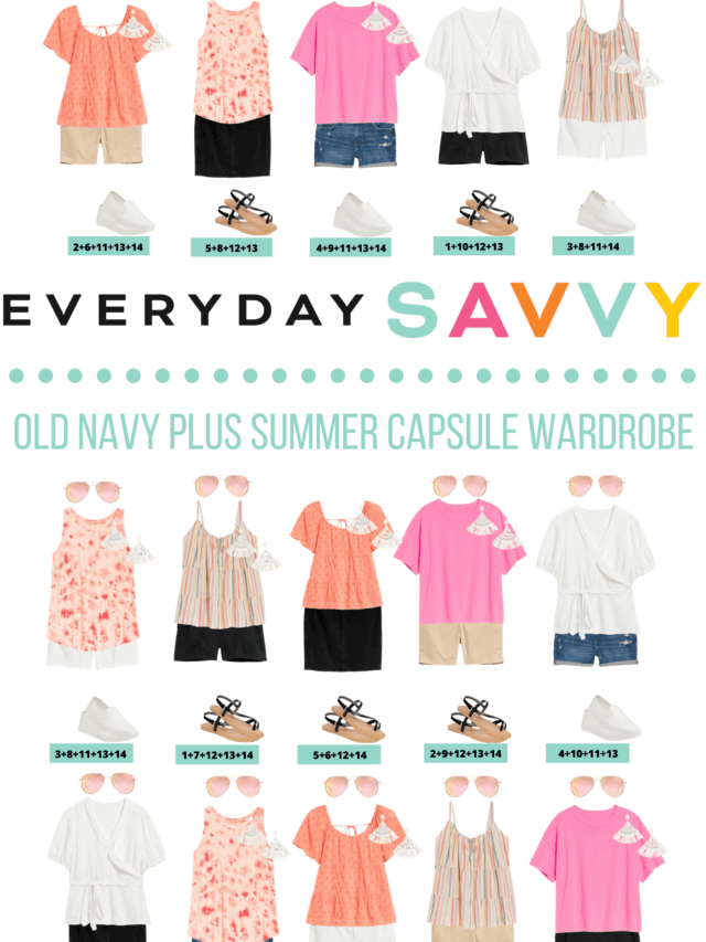 Cute Plus Size Summer Outfits From Old Navy Story - Everyday Savvy