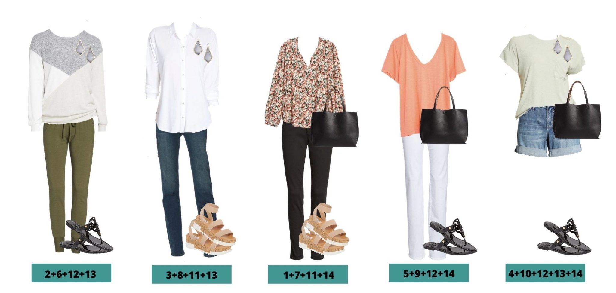Nordstrom Capsule Wardrobe Spring- Mix & Match Outfits - Everyday Savvy